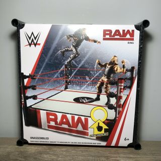 Mattel WWE Raw Wrestling Superstar Ring Spring Loaded Mat | #33079051