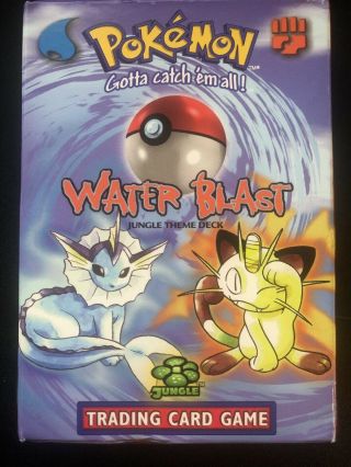 Pokemon Water Blast Theme Deck Box Factory RARE | #31176494