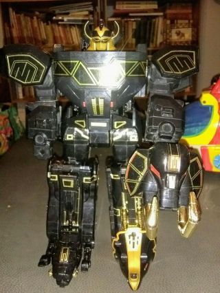 Mighty Morphin Power Rangers Black And Gold Megazord Special Edition ...
