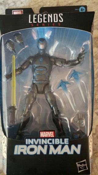 Marvel Legends Invincible Iron Man Stealth Variant 6 Inch Action Figure ...