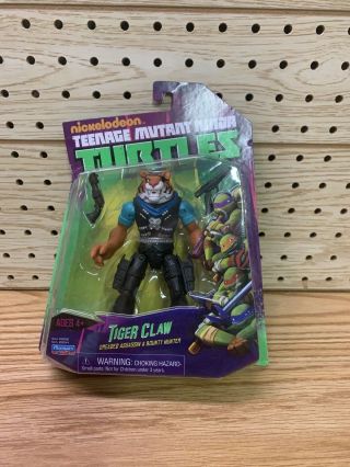 2014 TEENAGE MUTANT NINJA TURTLES NICKELODEON TIGER CLAW ACTION FIGURE ...