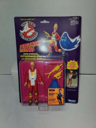 Vintage REAL GHOSTBUSTERS SCREAMING HERO EGON SPENGLER Kenner 1988 ...