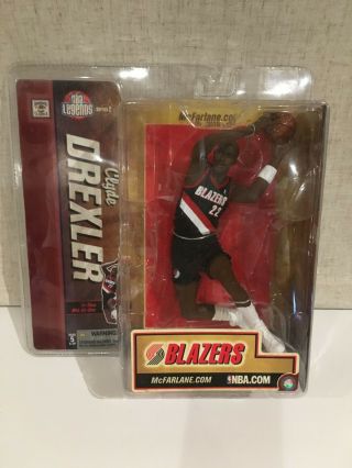 McFarlane NBA Legends Series 2 Clyde Drexler Portland Trail Blazers ...