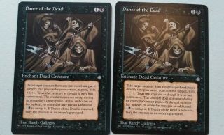DANCE OF THE DEAD X2 MAGIC THE GATHERING ICE AGE MTG | #32281072