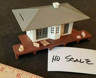 HO SCALE MODEL STRUCTURE BUILDING LAYOUT Station Dock Hjuj | #39552536