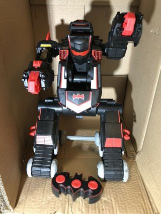 2013 Mattel Imaginext Batman RC Remote Control Robot Black Red No ...