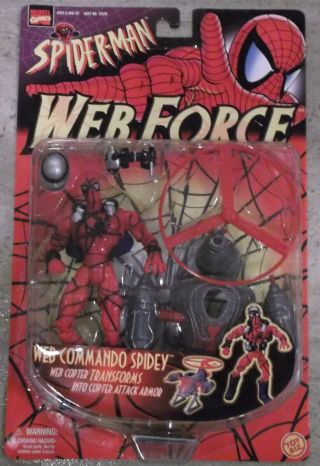 Spider - Man Web Force Web Commando Spidey Marvel Comics 1997 No. 47521 ...