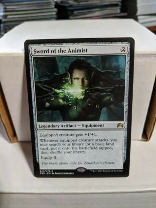 Sword Of The Animist - MTG - Magic Origins - Magic The Gathering Card ...
