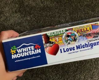 I Love Michigan “White Mountain 1000 Piece Puzzle | #32577380