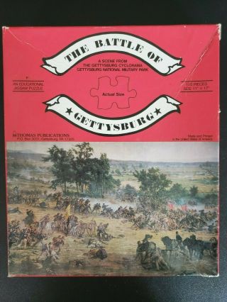 The Battle Of Gettysburg Civil War Jigsaw Puzzle Thomas Publications ...