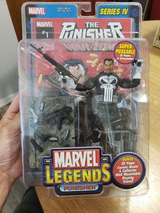 MARVEL LEGENDS 2003 Toy Biz Series IV ELEKTRA Action Figure & Comic ...