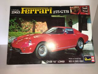 Vintage Renwal Products FERRARI 275 GTB 1/12 Scale Model Kit Tires And ...
