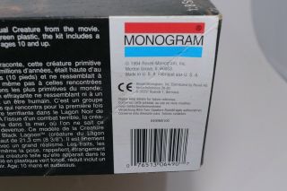 Monogram Creature Black Lagoon Model Kit 1:8 Complete Open Box Monster ...
