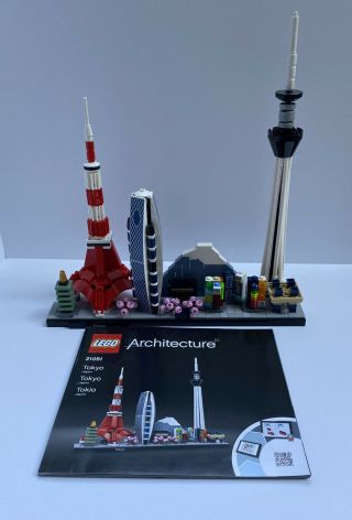 Lego Architecture Tokyo (21051) Complete Set W/ Box And Build Booklet ...