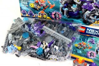 LEGO Nexo Knights 70350 The Three Brothers Complete W Instruction & Box ...