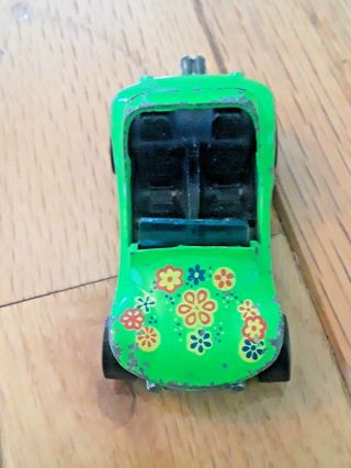 Hot Wheels Redline Dune Daddy Green With Flowers Vintage 1969 Hong Kong ...