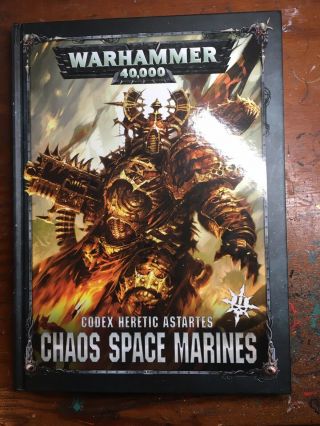 Warhammer 40k Chaos Space Marine Codex 8th Edition - | #9733326