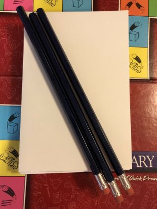 Pictionary Game Of Quick Draw 15th Anniversary W/ Pencils - Complete ...