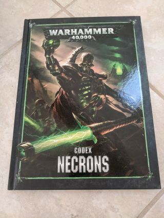 Warhammer 40K Codex Necrons Paperback Book Games Workshop 3rd Edition ...