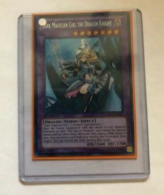 Yugioh DRLG 1st Edition NM Secret Rare Dark Magician Girl The Dragon ...