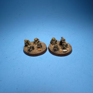 GW Warhammer 40k Chaos Daemons Nurgling Bases X4 Metal I10c | #33630086