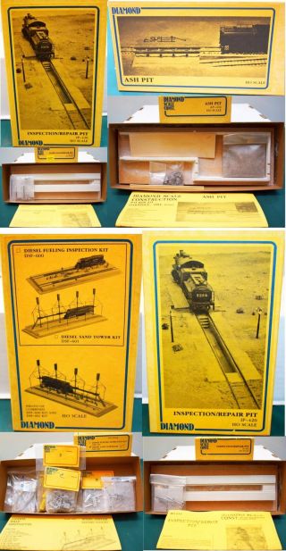 Four Assorted Building Kits By Power House HO Scale N19XP8 | #67483816