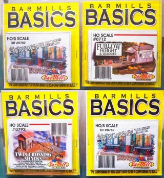 Four Assorted Building Kits By Power House HO Scale N19XP8 | #67483816