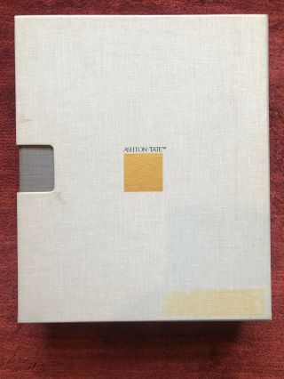 Ashton - Tate DBase III Plus For IBM PC DOS - Vintage Database Software ...