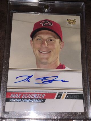 2008 TOPPS STADIUM CLUB MAX SCHERZER 173 ROOKIE AUTO AUTOGRAPH C4018 ...