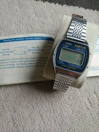 Vintage Casio Full Monthly Calendar 79QS Alarm Digital Watch | #44673209