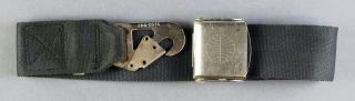 PAN AM VINTAGE AIRLINE SEAT BELT BUCKLE WITH RETRO MEATBALL LOGO ...