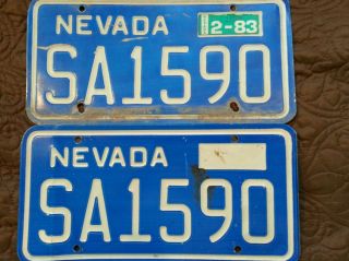 1980’s Vintage License Plates | #27986209
