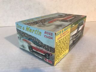 VINTAGE JO - HAN 1/25 SCALE SOX & MARTIN BOSS ' CUDA MODEL KIT KILLER ...