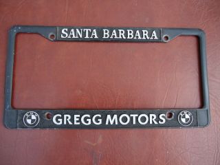 Gregg Motors Santa Barbara CA Range Rover License Plate Frame | #45900069