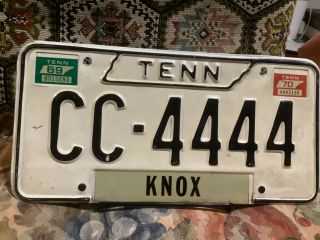 1966 With 69&70 Decal Tennessee License Plate Williamson County | #5143611