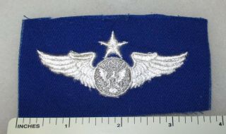 1960s US AIR FORCE SENIOR PILOT WINGS PATCH Early VIETNAM WAR Vintage ...
