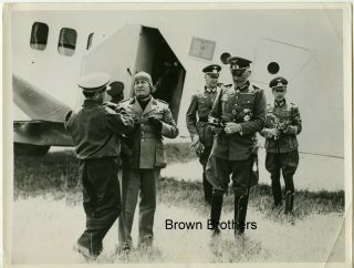 Vintage 1930s WWII Dictator Benito Mussolini Swimming Photo By Luce ...