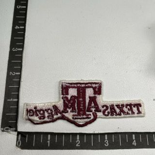 Vintage TEXAS A & M UNIVERSITY AGGIES Patch 11WF | #46362280