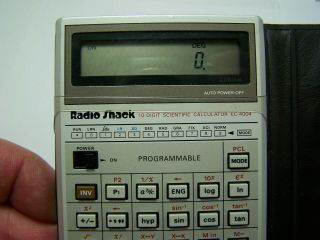 Vintage Radio Shack 10 Digit Programmable Scientific Calculator EC ...