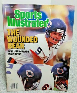 August 24, 1987 Jim McMahon Chicago Bears Sports Illustrated | #5795948