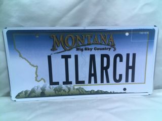 Montana 2008 VANITY License Plate MRS JONES | #5132822