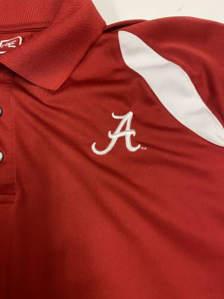 Vintage Pro Edge Alabama Crimson Tide NCAA Polo Shirt Elephant Logo Men ...