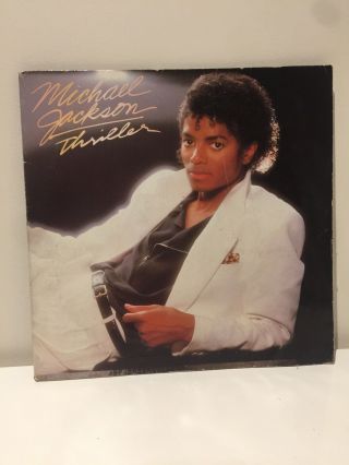 Vintage 1982 Michael Jackson Thriller Album Cover Iron On Transfer ...