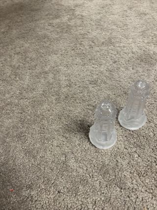 Vintage Glass Lighthouse With Waves Salt And Pepper Shakers | #46859811