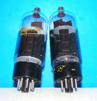 6CB5A Sylvania 2 Vintage Amplifier Vacuum Radio Audio Tubes Valves 6CB5 ...
