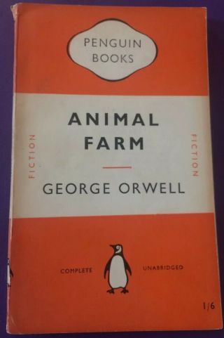 GEORGE ORWELL ANIMAL FARM PENGUIN 1ST ED 1ST PRINTING | #64398007
