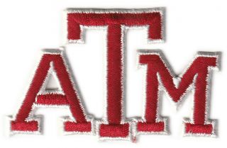 TEXAS A&M AGGIES NCAA COLLEGE 2 3/8 " TEAM LOGO PATCH | #31519467