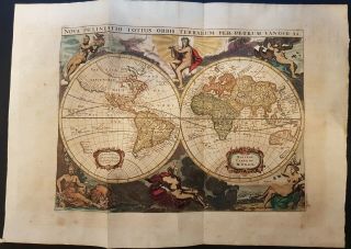 1720 WORLD MAP MAPPE MONDE MAP BY VAN DER AA | #58915904
