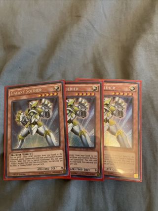 3x Secret Rare Galaxy Soldier WSUP - EN010 1st Edition | #58520411