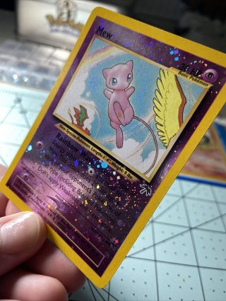 Mew 1/18 Pokemon TCG Southern Islands Promo Reverse Holo WotC Light ...
